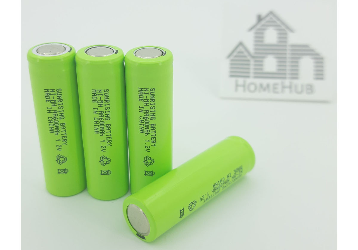 Аккумулятор Sunrising Ni-Mh, AAА, 1.2V, 400mAh, с лепестками, 2шт ...