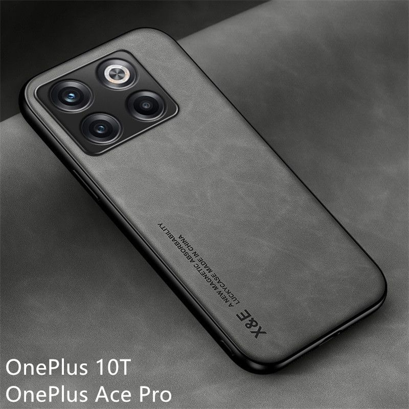 Кожа чехол для OnePlus 10T / OnePlus ACE Pro 5G Магнитное притяжение ...