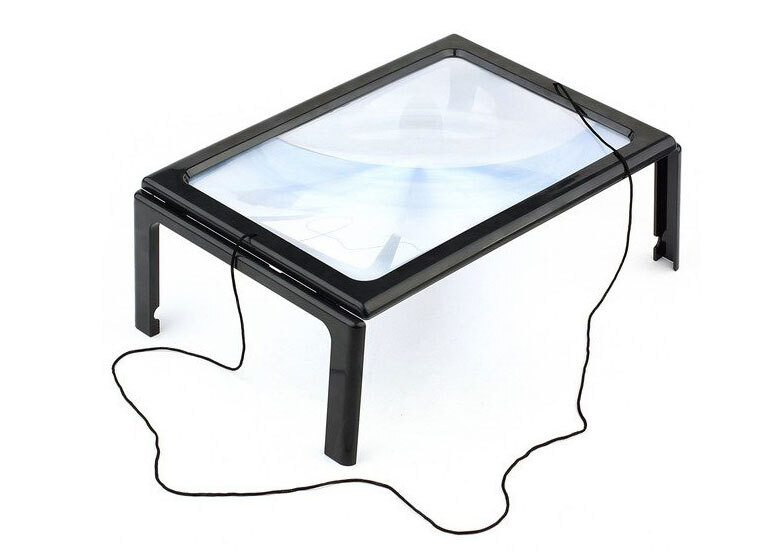 Линза Френеля Kromatech настольная 2,5x, 161х238 мм, на ножках, с ...