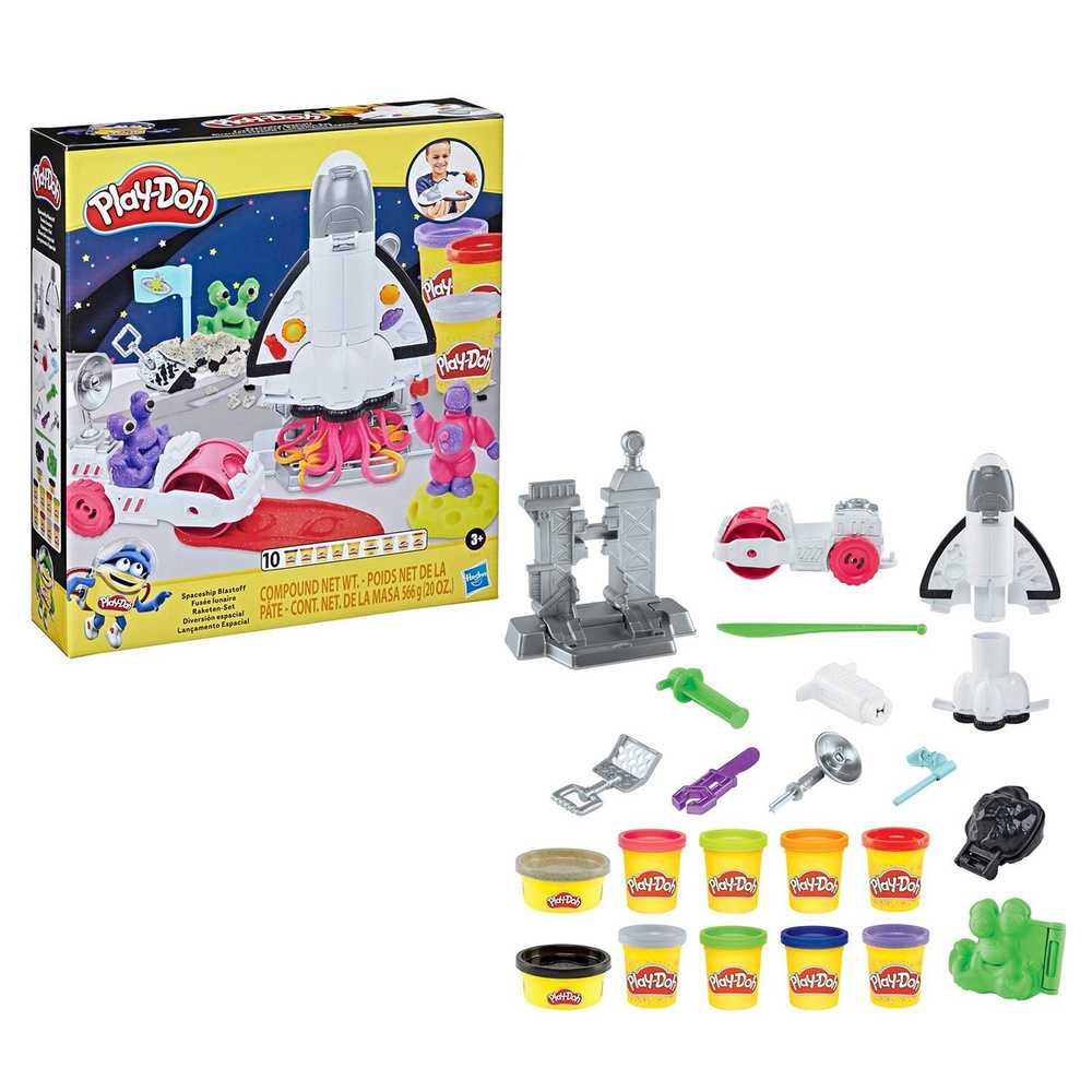 Набор игровой Hasbro Play-Doh Космический корабль/ Пластилин / Плей-До ...