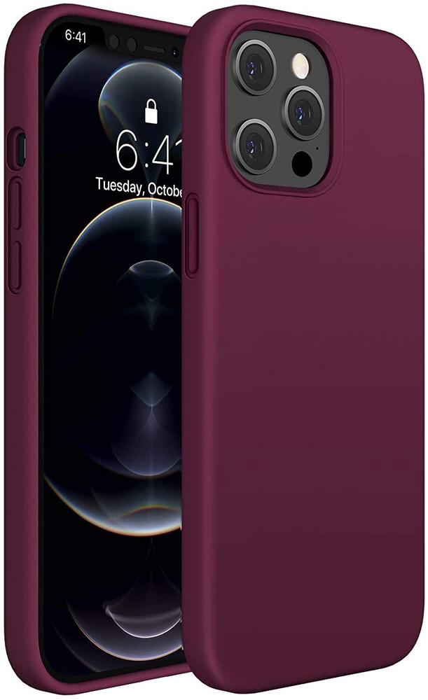 Силиконовый чехол на Айфон 13 про с Логотипом / Silicone Case iPhone 13 ...