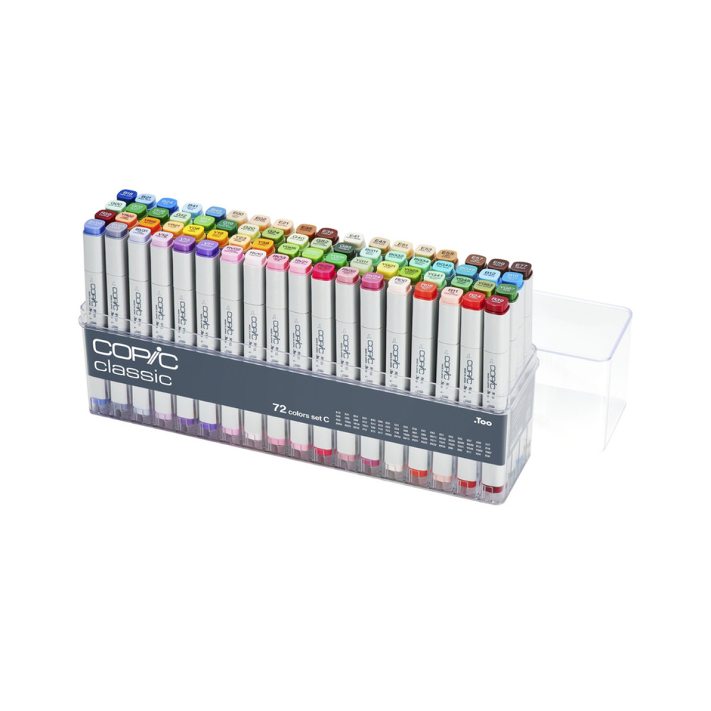 Набор Copic Classic "Set C" 72 маркера - купить с доставкой по выгодным ...