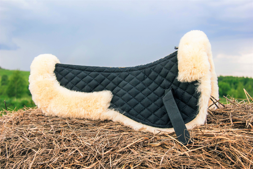 Меховой амортизатор под седло лошади из новозеландской овчины - купить ...