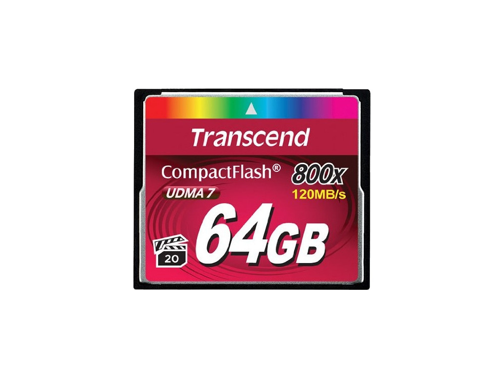 Карта памяти Transcend Compact Flash Card 64GB 800x Type I ...