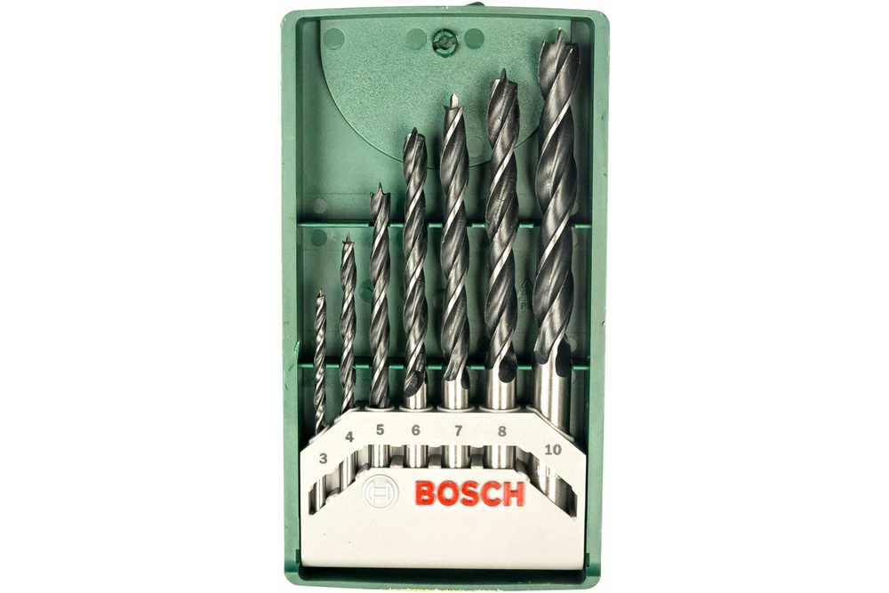 Набор сверл по дереву Bosch Mini X-Line 7 шт (2607019580) - купить с ...