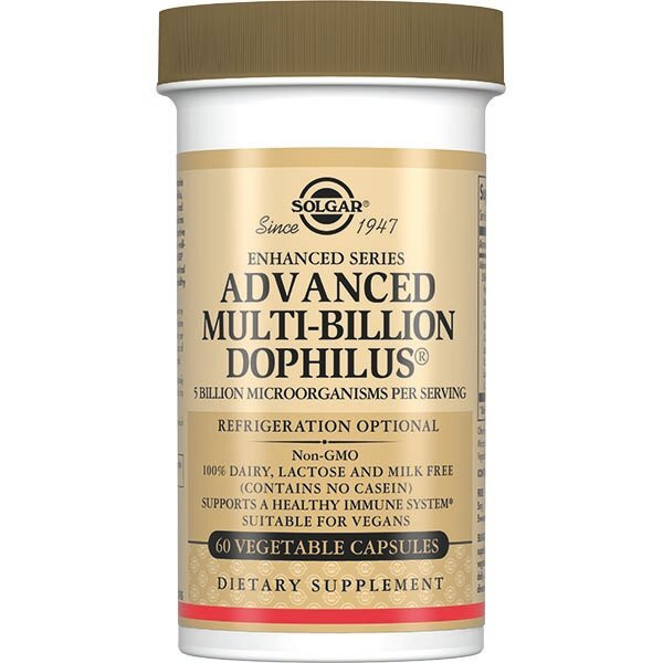 Solgar, Advanced Multi-Billion Dophilus "Мультидофилус плюс", 60 капсул ...