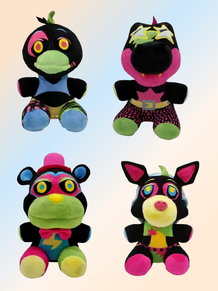 Мягкие игрушки ФНАФ 5 ночей с Фредди Five Nights at Freddys 4 штуки по ...