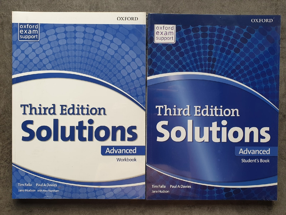 Комплект Solutions Third Edition Advanced: Student's Book and Workbook ...
