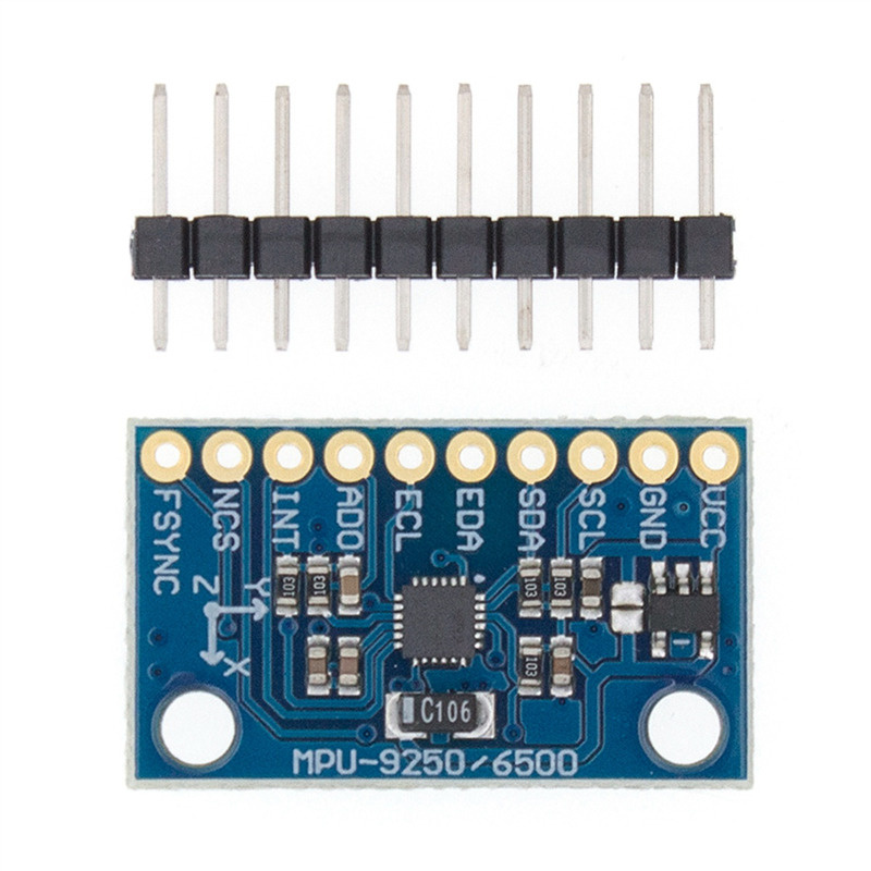 MPU-9250 -9250 9-осевой модуль датчика I2C/SPI, трехосевой гироскоп + трехосевой акселерометр ...