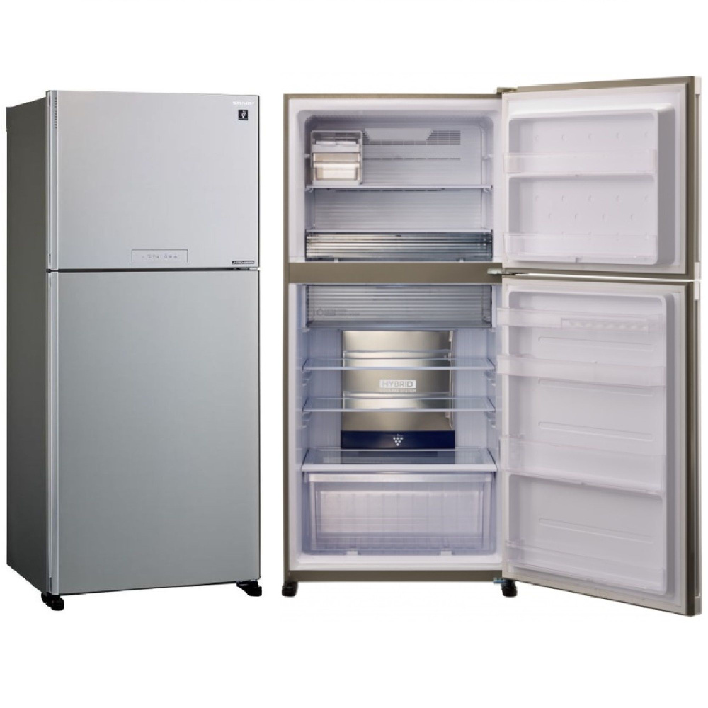 Холодильник Sharp Холодильники с морозильной камерой SJ-XG55PMSL, серебристый - купить по ...