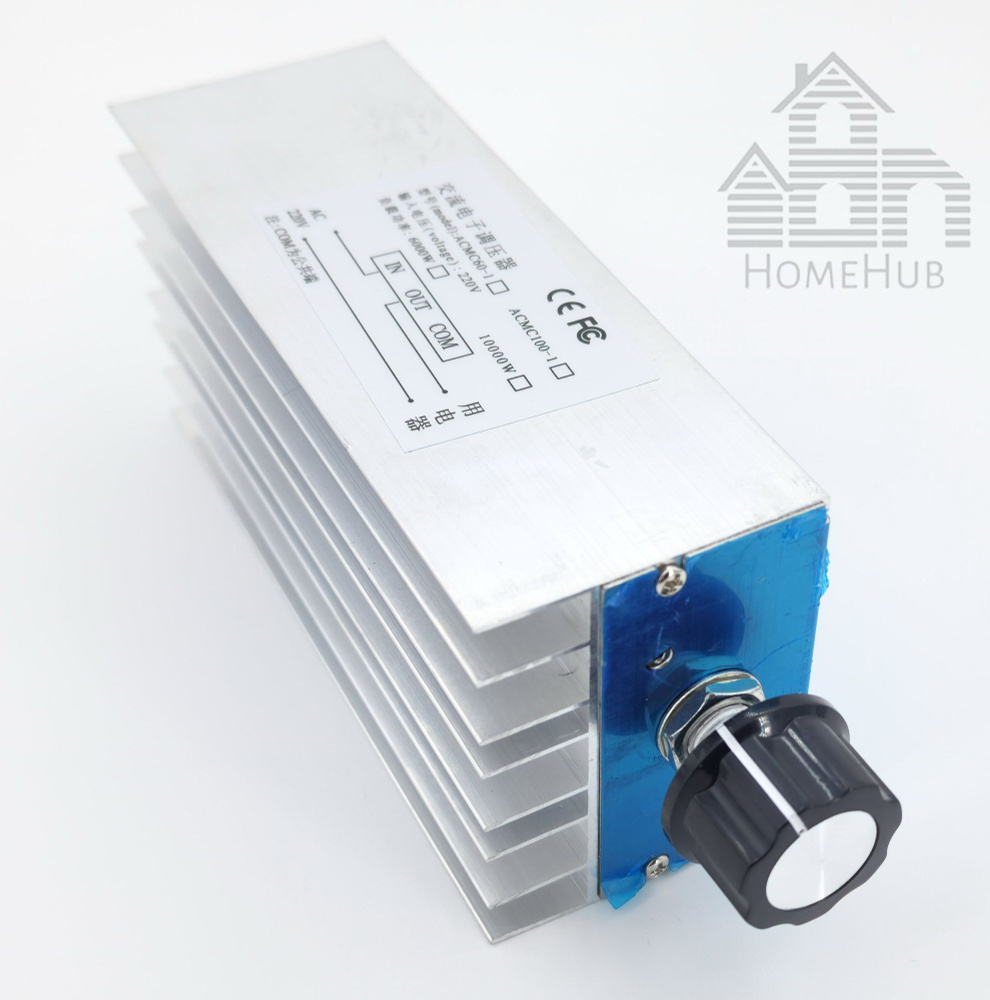 Регулятор напряжения 220V 6000W переменного тока / Диммер - купить с ...