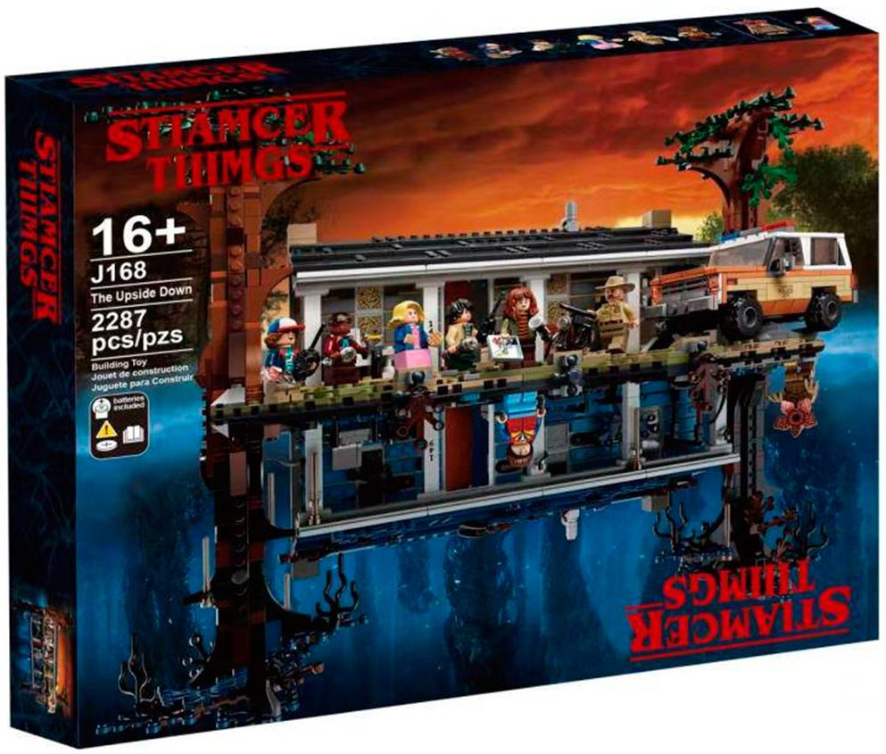Конструктор Очень странные дела, 2287 деталей / Совместимый с Stranger Things The Upside Down ...