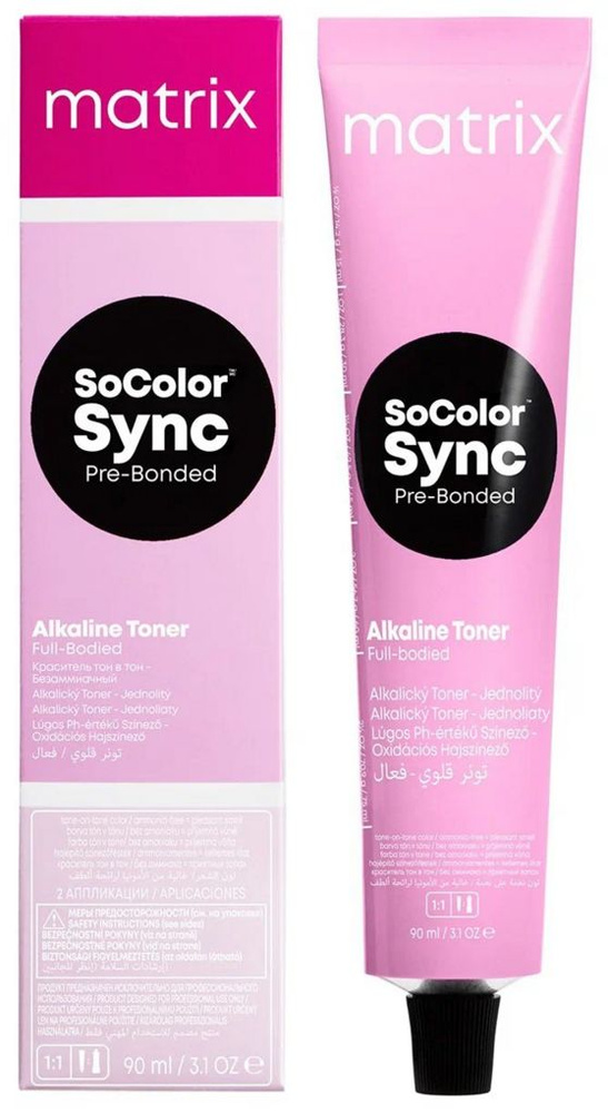 Краска для волос Matrix Color Sync 5AA Светлый шатен глубокий пепельный ...