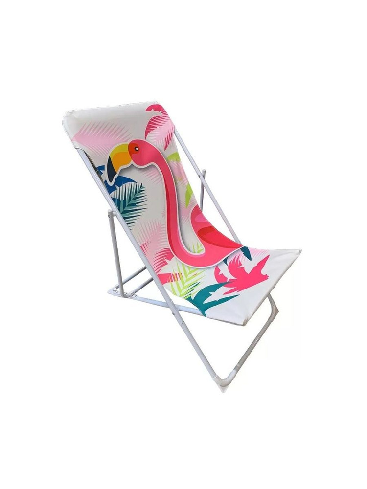Стул складной туристический, Шезлонг раскладной пляжный Фламинго ...