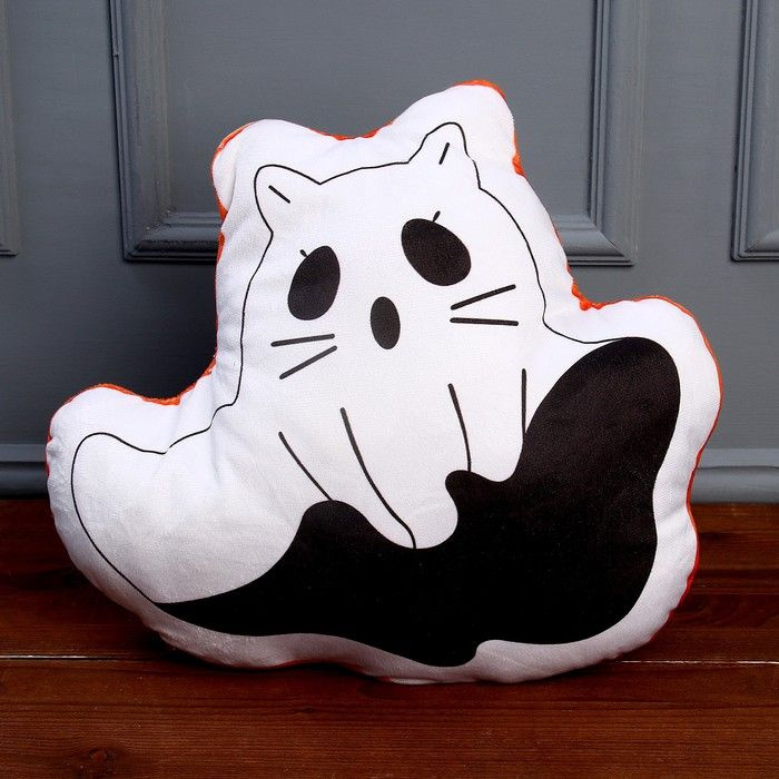 Мягкая игрушка "Привидение" с ушками, цвет белый, 35 см - купить с доставкой по выгодным ценам в ...