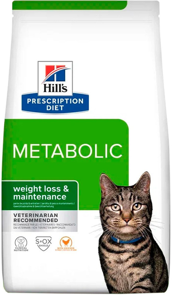 Сухой корм HILL'S PRESCRIPTION DIET METABOLIC CHICKEN для взрослых ...