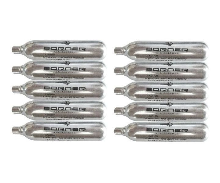 Баллончики CO для пневматики Borner, 12 г (10 штук) - купить с доставкой по выгодным ценам в ...