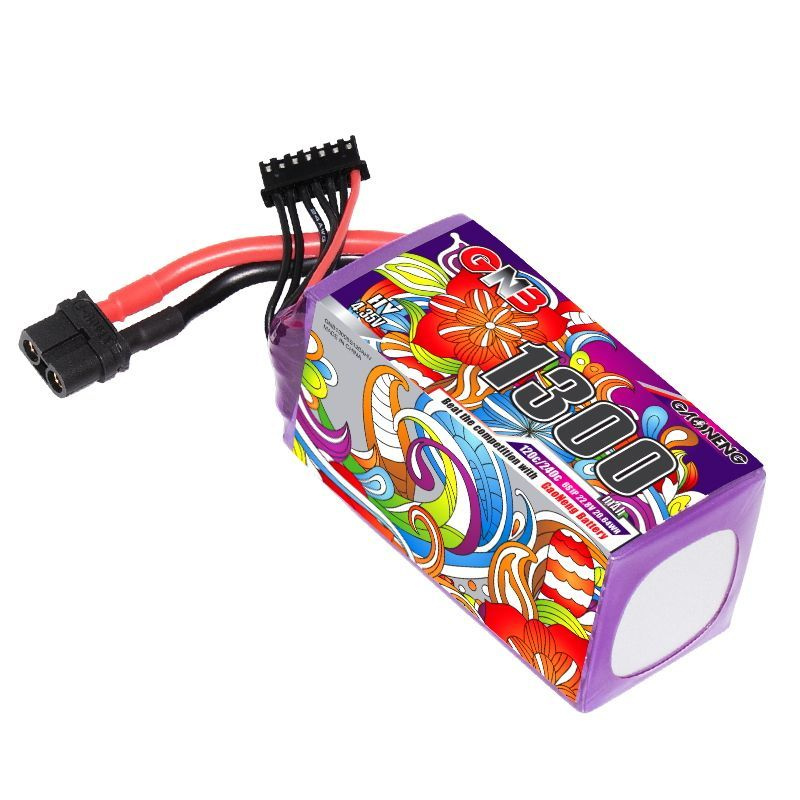 Lipo аккумулятор для FPV квадрокоптеров GNB LiPo 6S 22.8V 1300mAh 120C ...