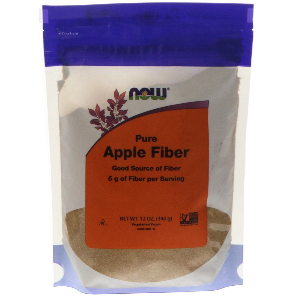 NOW Apple Fiber, Яблочная Клетчатка - 340 г - купить с доставкой по ...