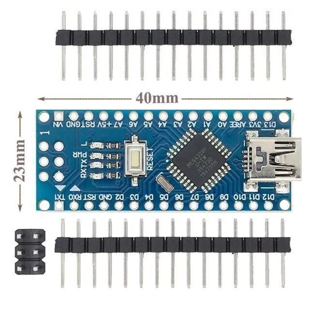 Arduino Nano V 3.0 mini USB ATMEGA328P CH340 не запаяна гребенка ардуино - купить с доставкой по ...