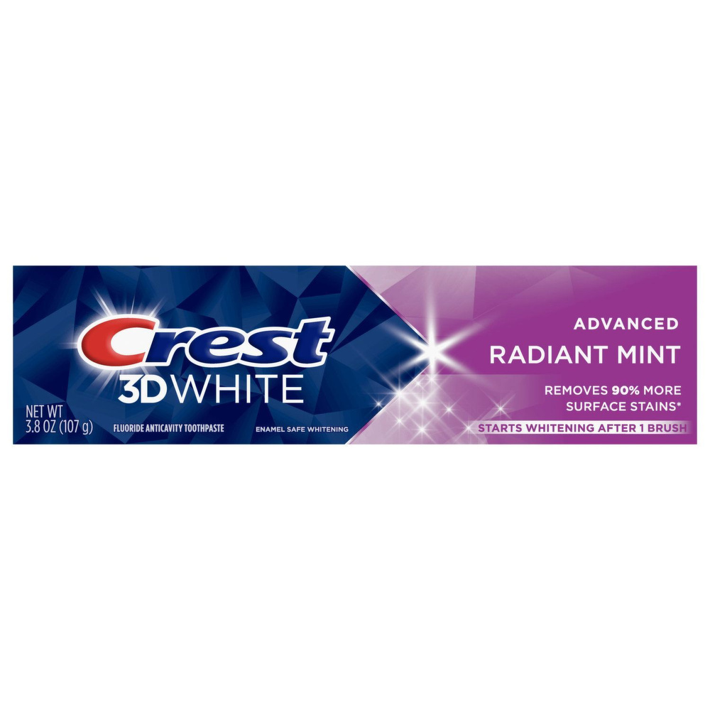 Crest 3D White Radiant Mint 107 грамм - купить с доставкой по выгодным ...