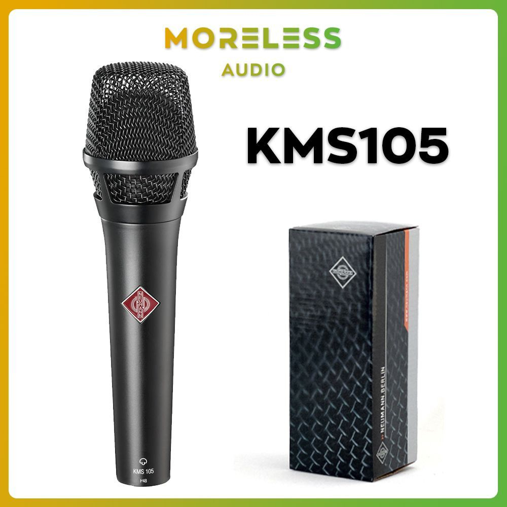 Микрофон для живого вокала Neumann KMS105/BK - купить по выгодной цене в интернет-магазине OZON ...