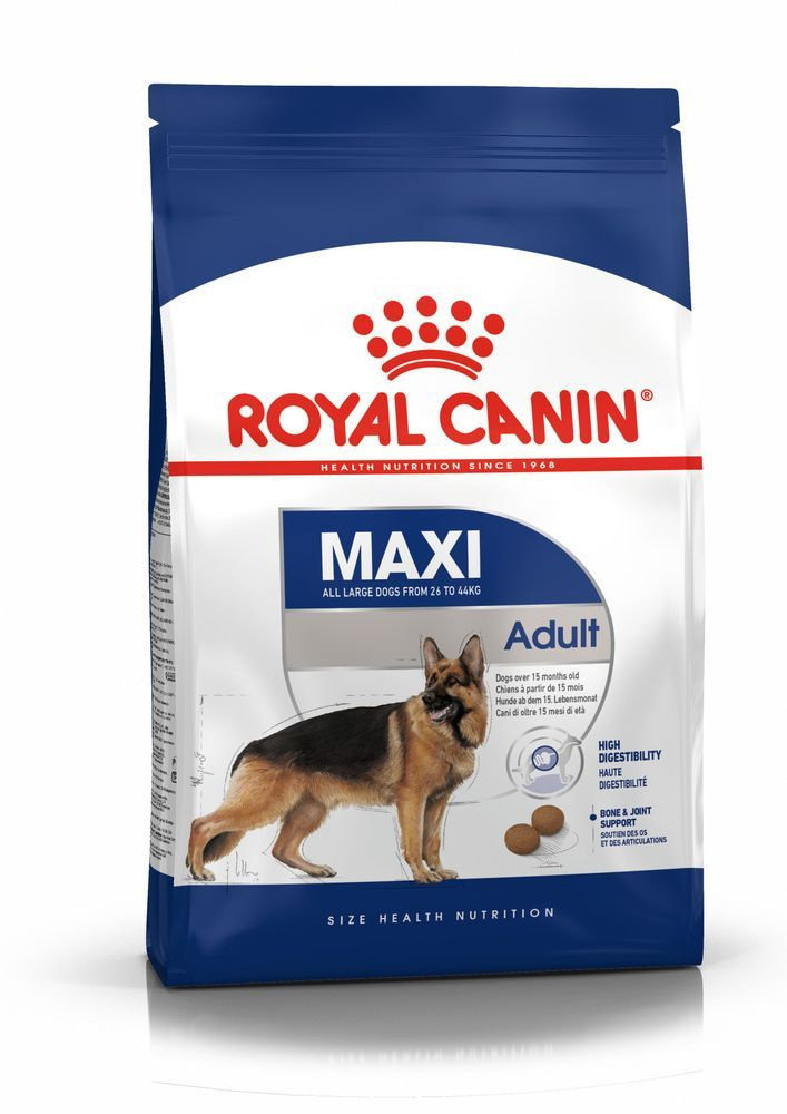 Royal canin maxi adult сухой корм для взрослых собак крупных пород, 3 ...