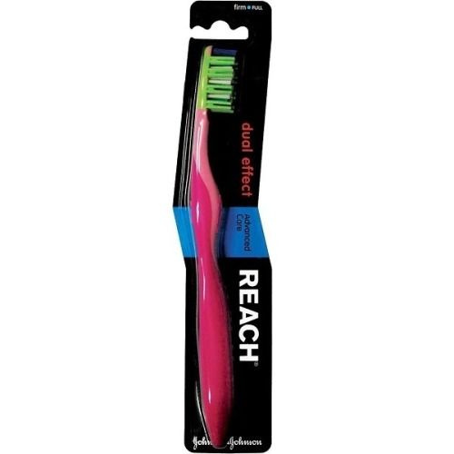 Зубная щетка Reach Dual effect, жесткая (91706/62163) - купить с ...