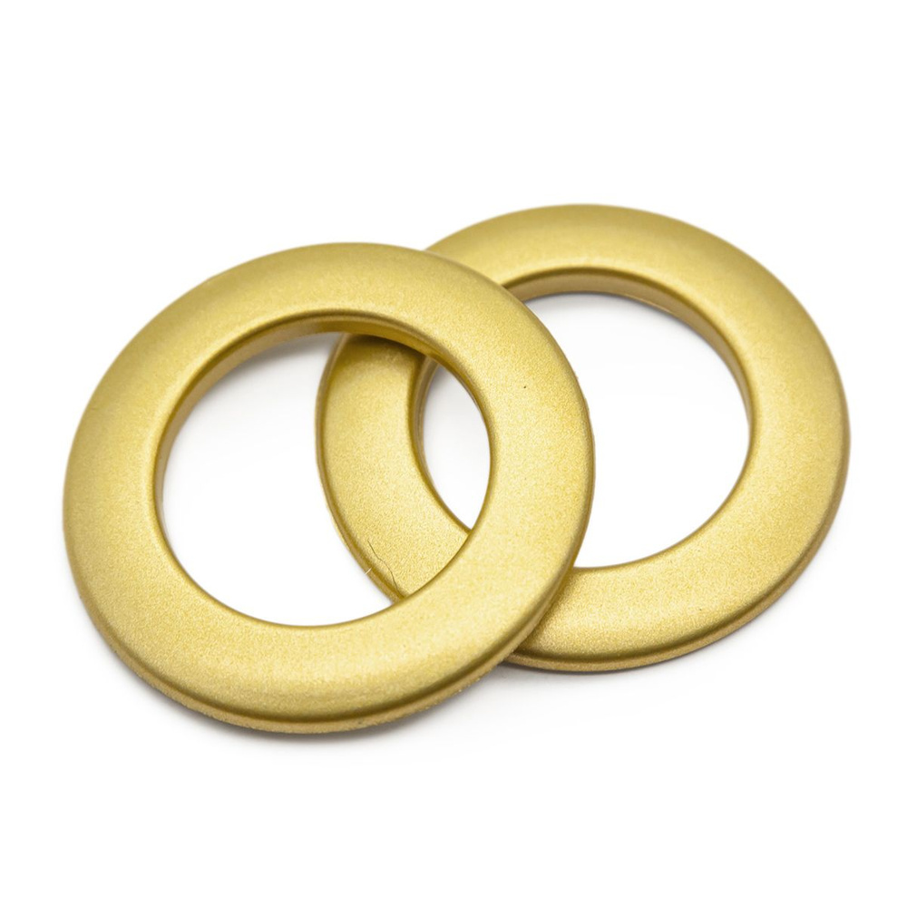 Люверс для штор круглый d 35 мм, цвет матовое солнечное золото, 10 шт ...