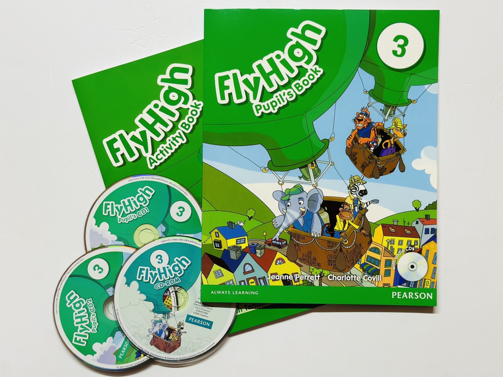 Комплект Fly High 3, Pupil's Book+Activity Book+CD | Kozanoglou Danae ...