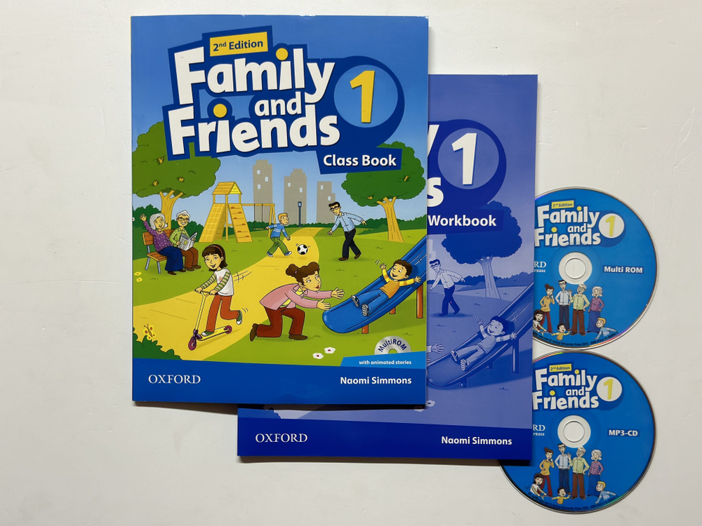 Комплект Family and Friends 1 (2nd edition) Class Book + Workbook + CD ...