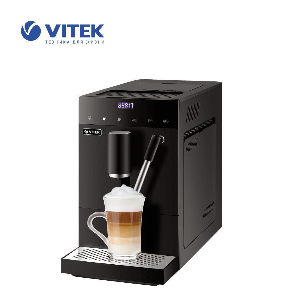 Автоматическая кофемашина VITEK VT-8701 купить по выгодной цене в интернет-магазине OZON ...