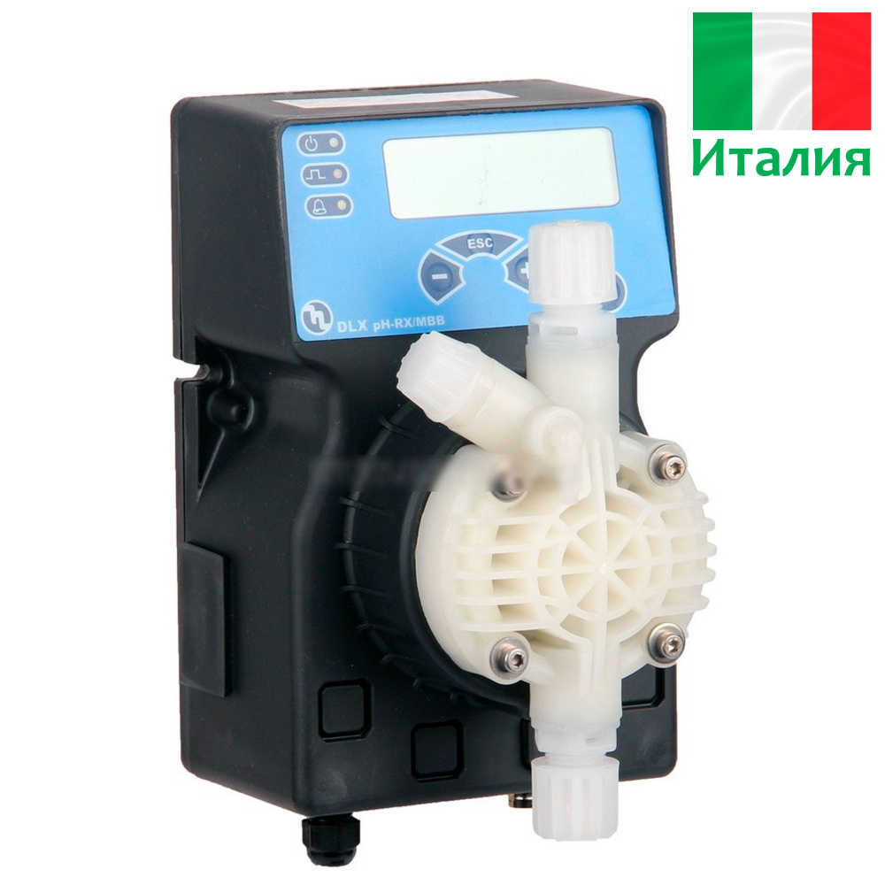 Насос дозирования химии в бассейн мембранный - 5 л/ч, 230В - DLX PH-RX-CL/M 0507 -- PLX270385E ...