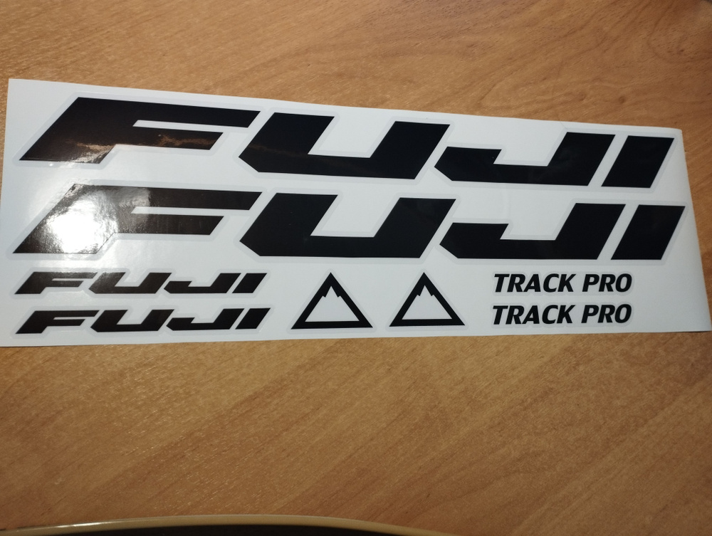 FUJI track pro черный глянцевый наклейки для велосипеда на раму ...