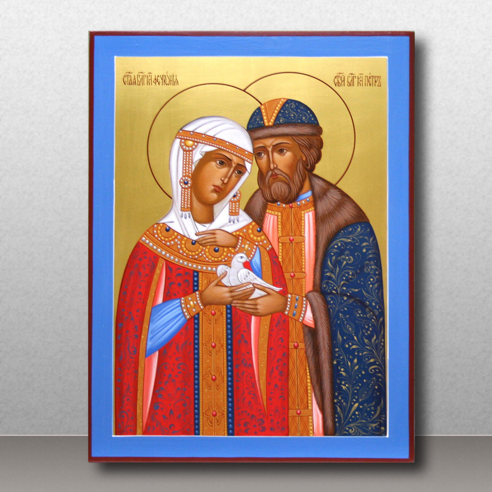 Икона рукописная "Петр и Феврония" - купить по низким ценам в интернет ...