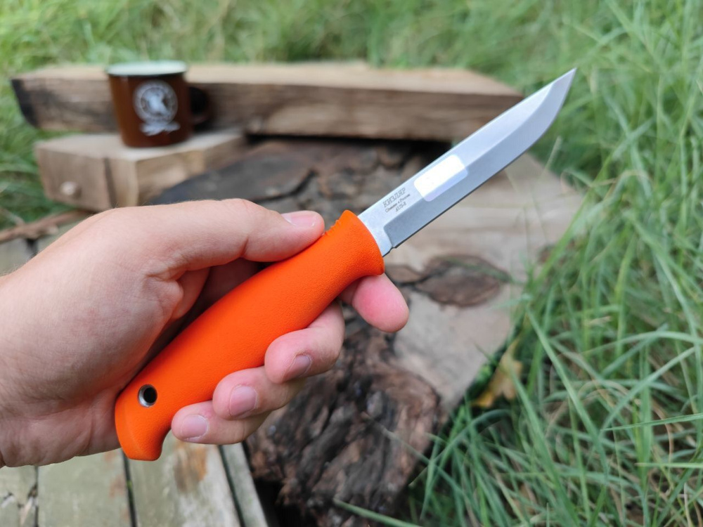 KIZLYAR KNIVES Нож туристический РФ AUS-8, ELASTRON G, ООО ПП "Кизляр" KIZLYAR KNIVES, длина ...