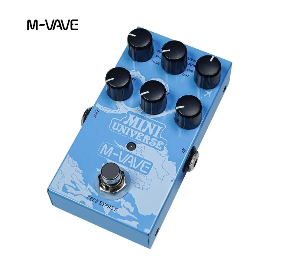 Цифровая педаль реверберации M-vave Mini Universe купить на OZON по ...