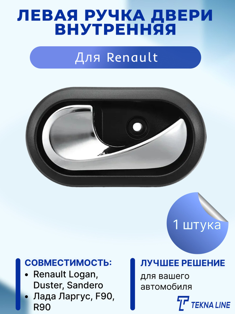 Ручка двери внутренняя Renault Logan, Duster, Sandero Левая / OEM ...