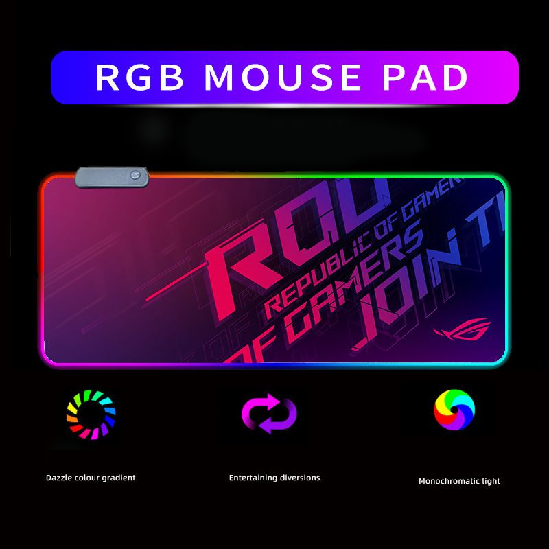 Игровая индустрия Игровой коврик для мыши коврик с подцветкой, XL ...