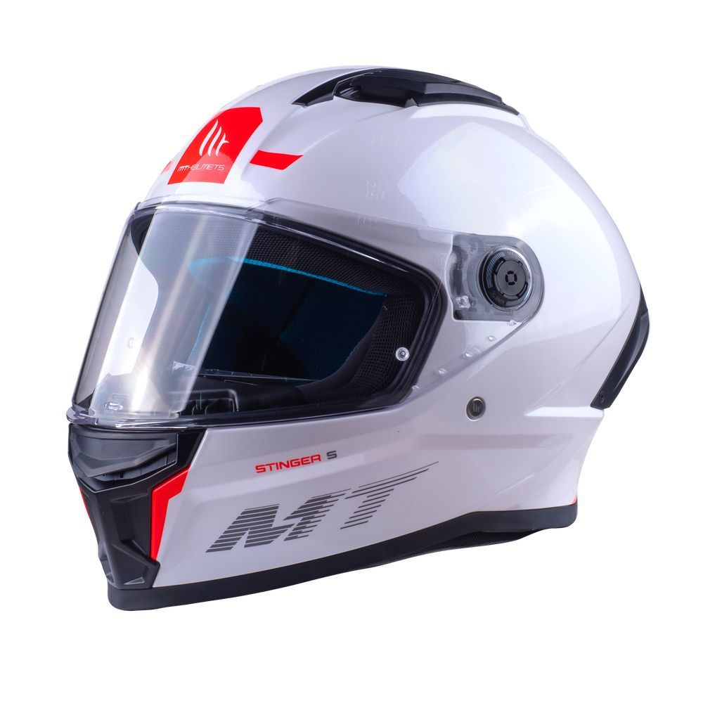 MT HELMETS Мотошлем STINGER 2 MT STINGER 2 Solid белый - купить с ...