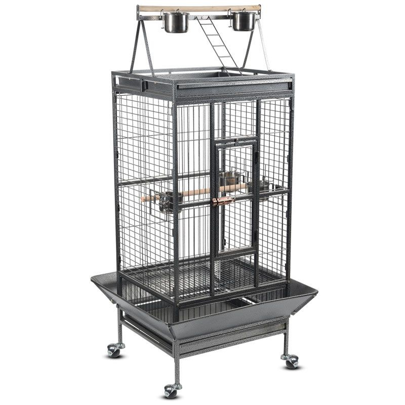 Клетка для птиц Triol BC18 , черный металлик, 830х770х1720 мм купить на ...
