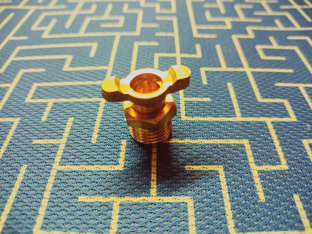 Клапан сливной UNITED PARTS для компрессора, резьба внешняя G1/4" (90 ...