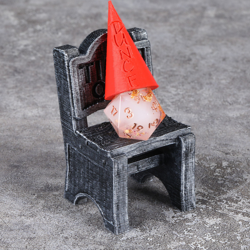 DND Dice Jail Time Out Chair & Dunce Hat Накажите свои плохие кости с ...
