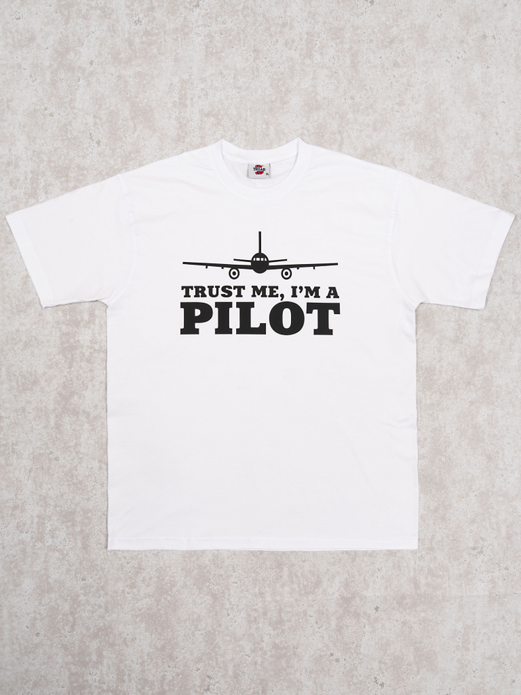 Футболка Pilot mode, размер 52, 54, цвет белый, 100% - купить по ...