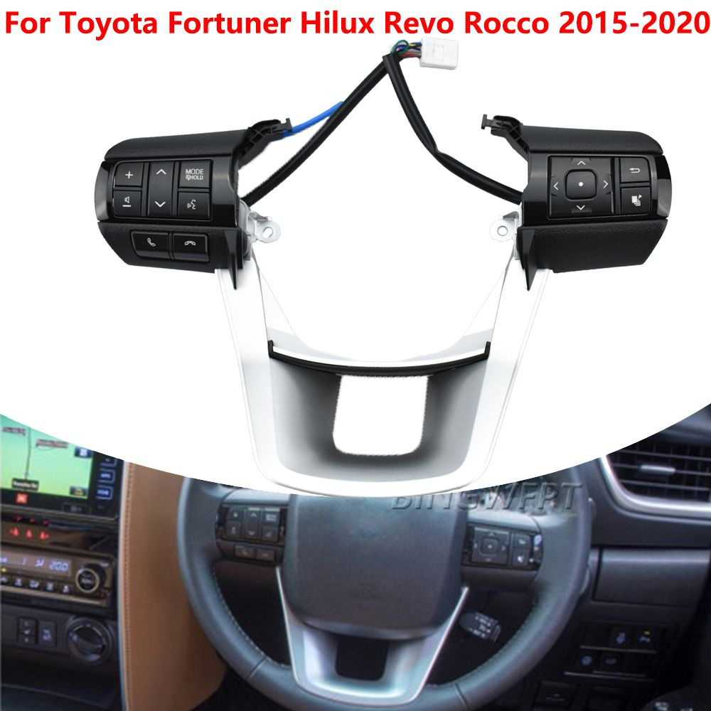 Кнопочный переключатель громкости рулевого колеса для Toyota Fortuner ...