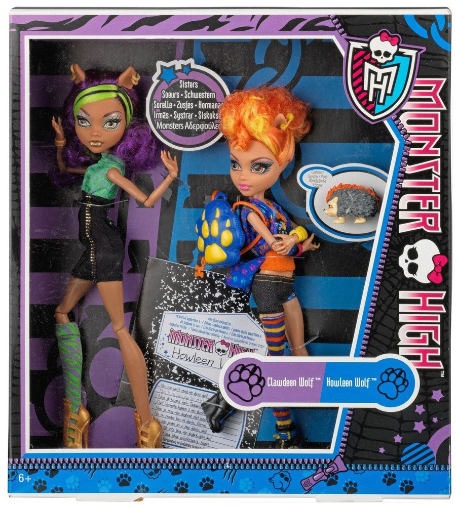 Куклы Monster High Mattel Монстер Хай Клодин и Хоулин (Хаулин) Вульф ...