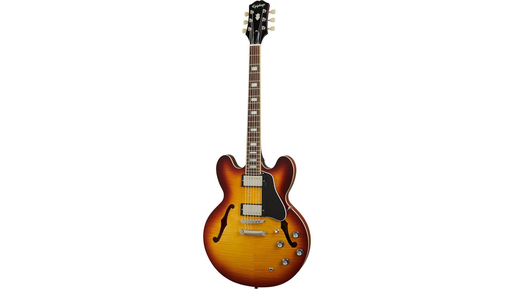 Электроакустическая гитара EPIPHONE ES-335 Figured Raspberry Tea Burst ...