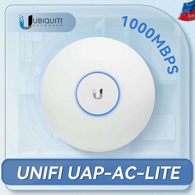 Роутер UBIQUITI UAP-AC-LITE, белый, 5 ГГц, 2.4 ГГц купить по низкой ...
