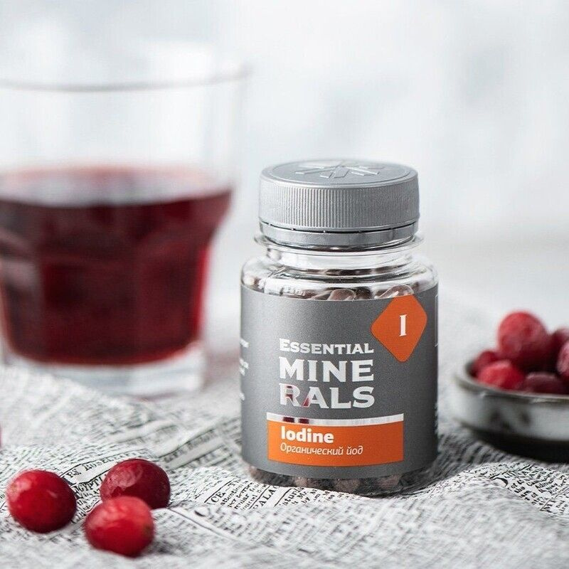 Органический йод Essential Minerals, 60 капсул - купить с доставкой по ...
