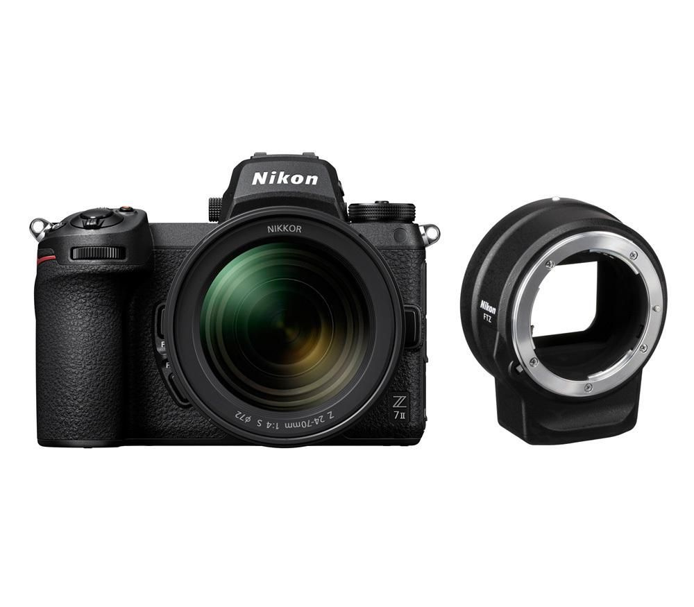 Беззеркальный фотоаппарат Nikon Z7 II Kit 24-70 f/4 S + FTZ адаптер ...